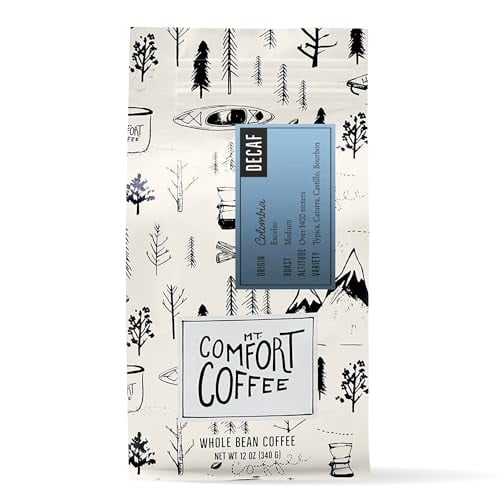 Mt. Comfort Coffee Decaf Colombia Medium Roast, 12 Ounce - Flavor Notes ...