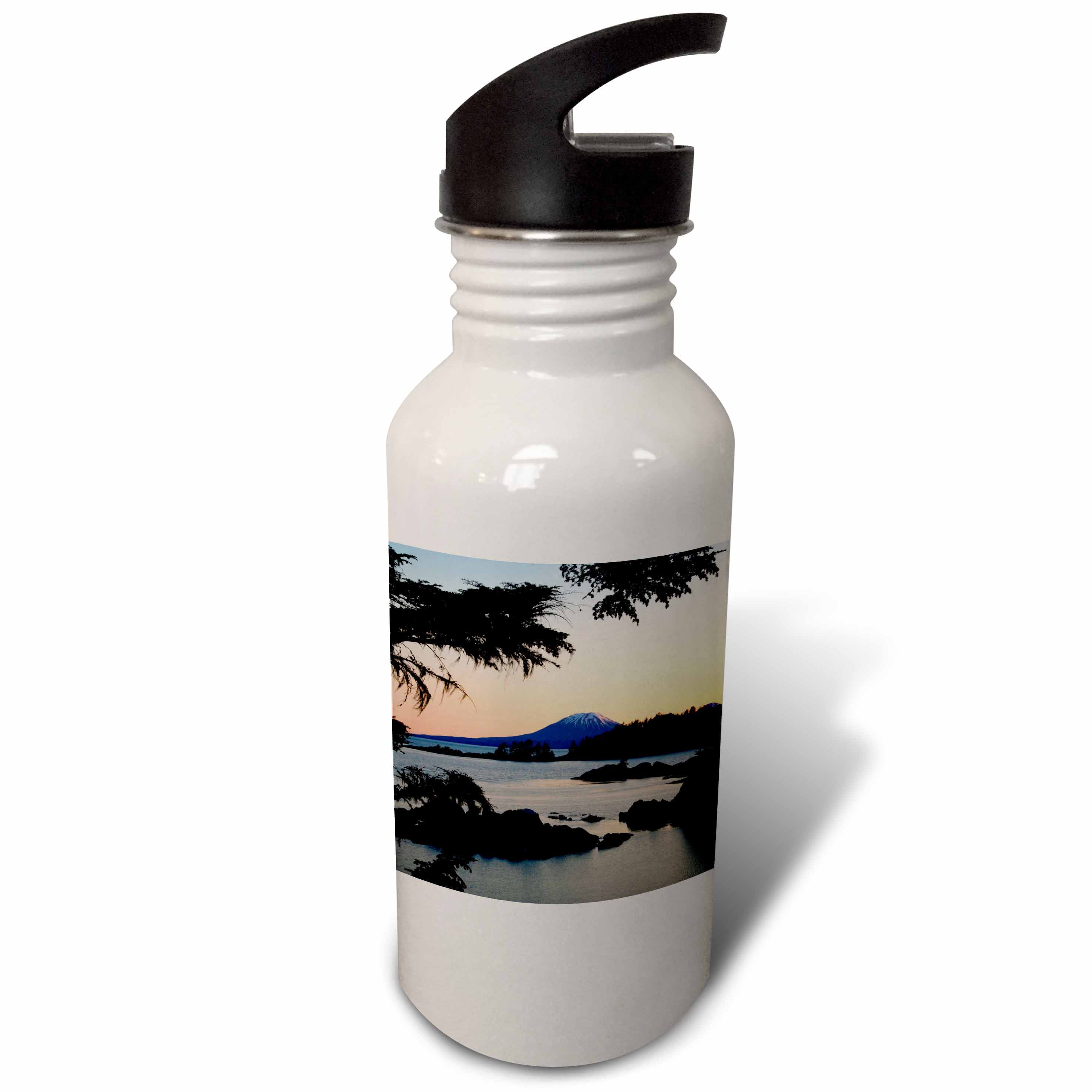 Mt. Edgecumbe, Sitka, Alaska - US02 DPB0102 - Douglas Peebles 21 oz Sports Water Bottle wb-87449 ...
