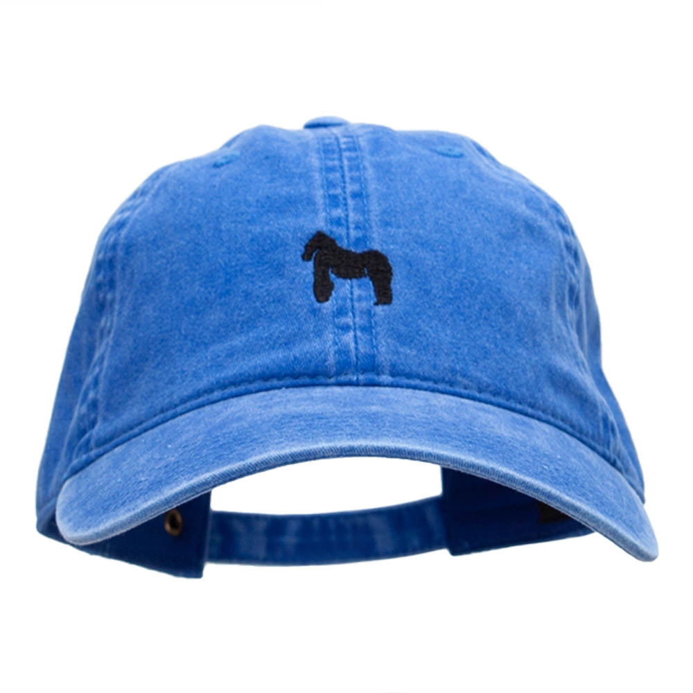 Mt Fuji Embroidered Washed Cotton Brass Buckle Cap - Royal OSFM ...