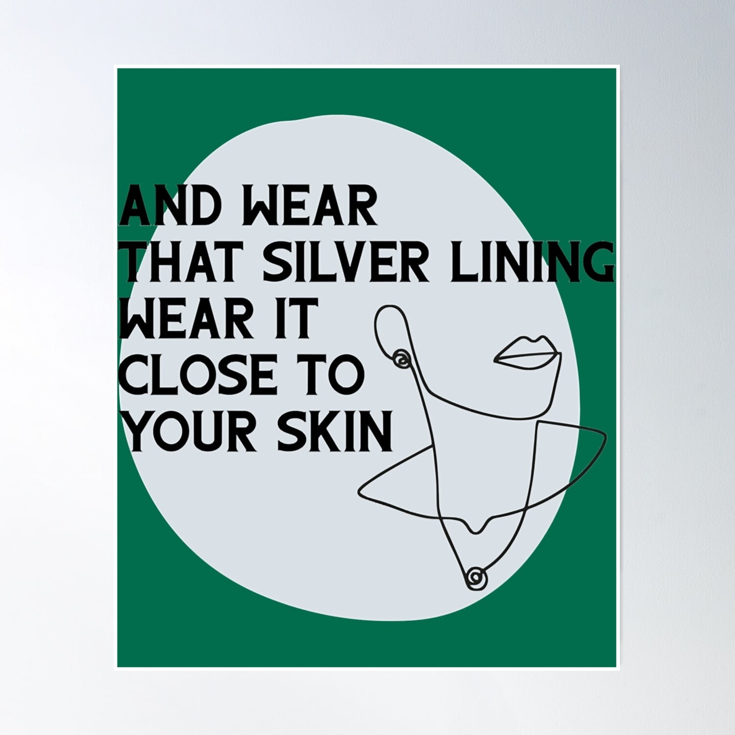 Mt. Joy - Silver Lining Poster Wall Art, Modern Wall Decor, 12x18 ...