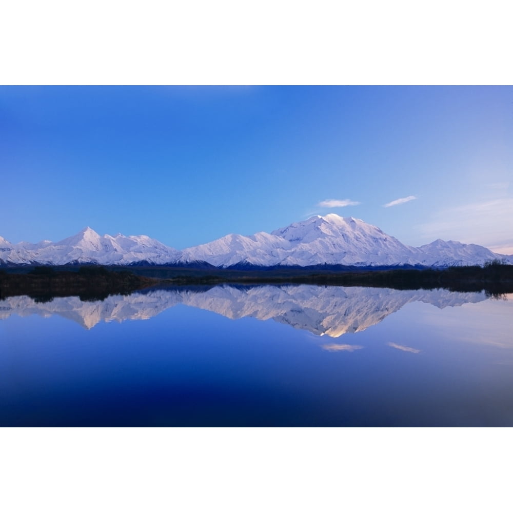 Mt Mckinley Reflecting In Pond Denali Np Ak In Summer by Tom Soucek / Design Pics - Walmart.com