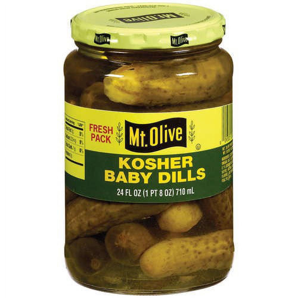 Mt. Olive Kosher Baby Dills (Pack of 48) - Walmart.com