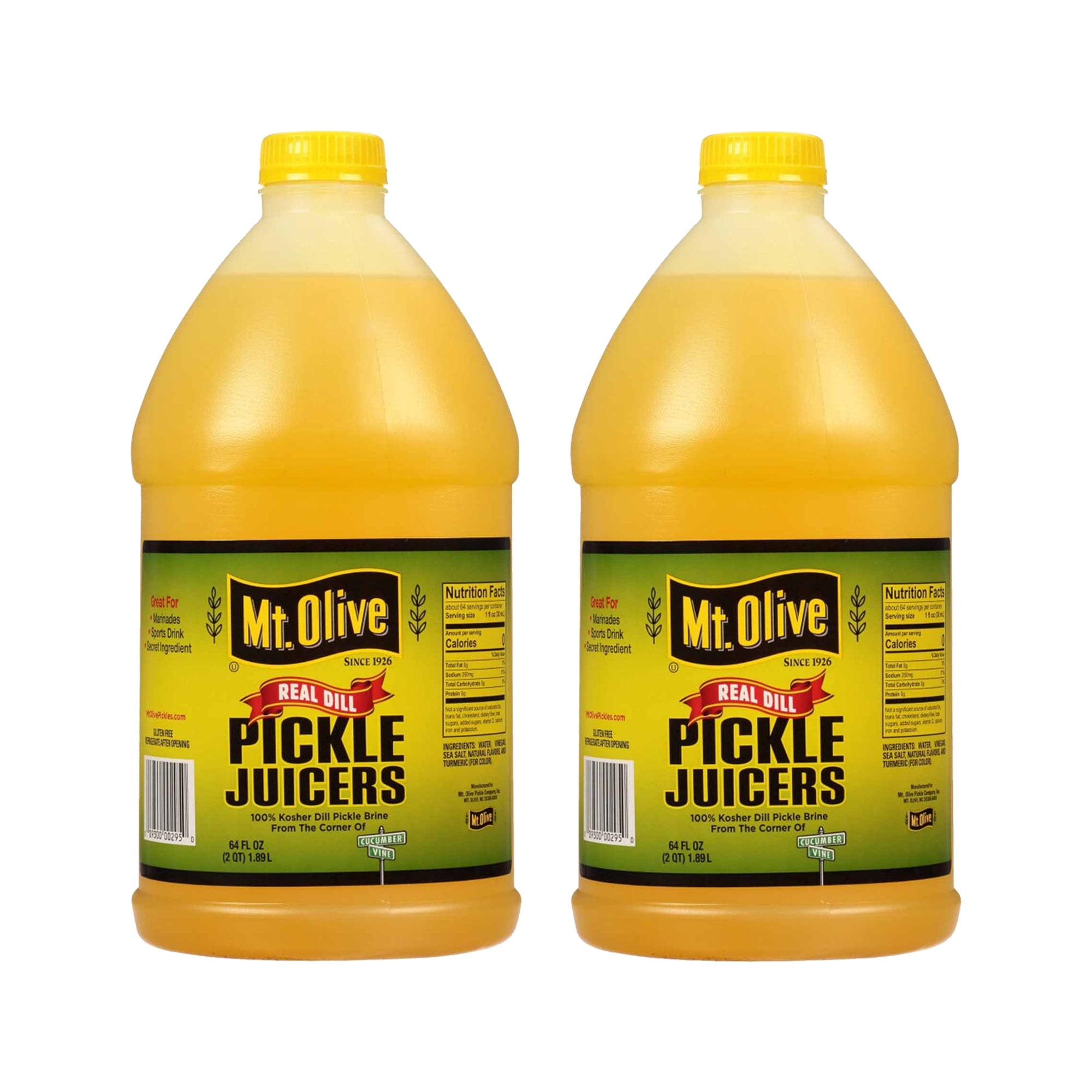 Mt. Olive Pickle Juice, Kosher Dill Brine, 64 Oz, Marinade and ...