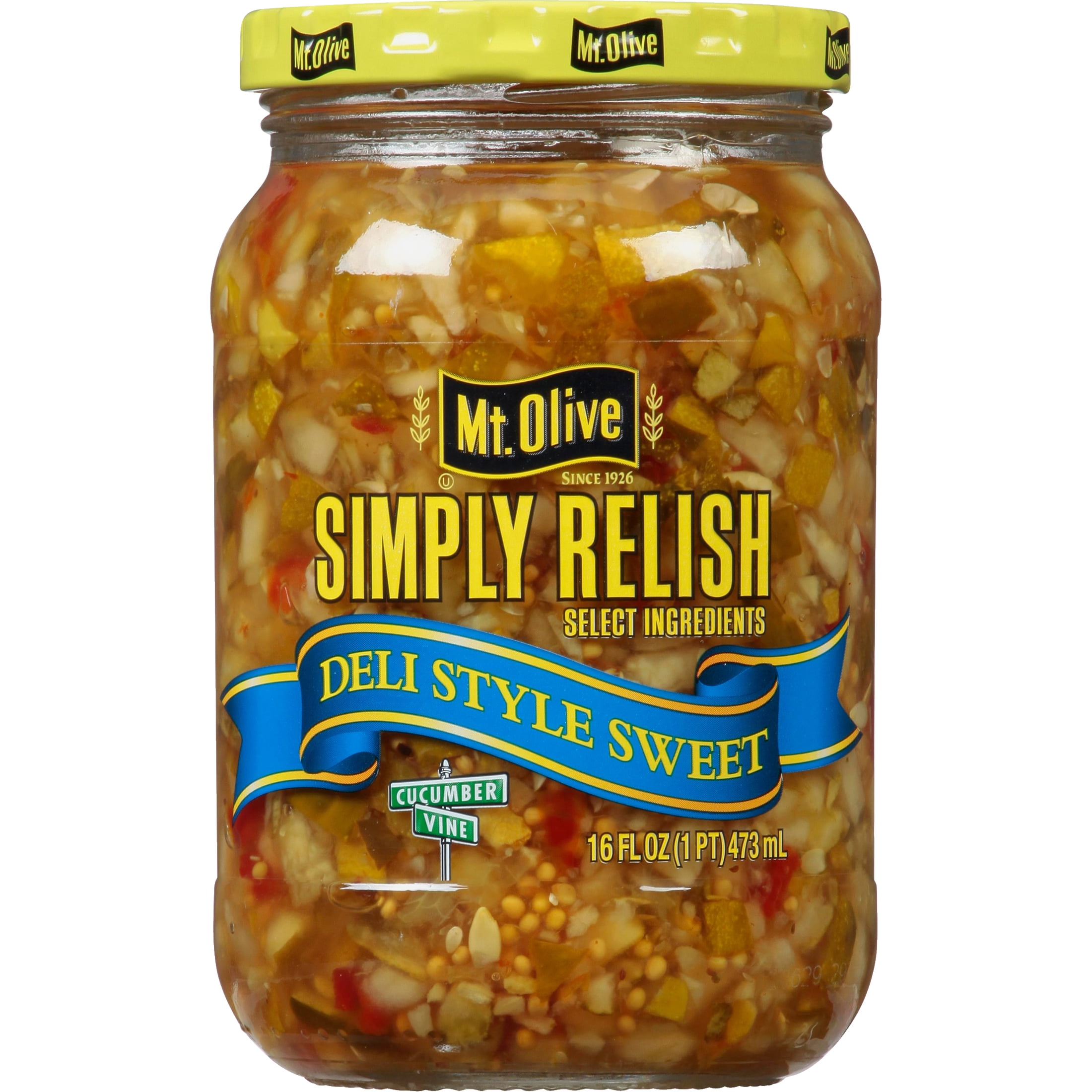 Mt. Olive Kosher Deli Style Sweet Relish with Bread & Butter Flavor ...