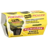 Mt. Olive Sweet Petites picklePAK pickles, 4-3.7 fl oz Cups - Walmart.com