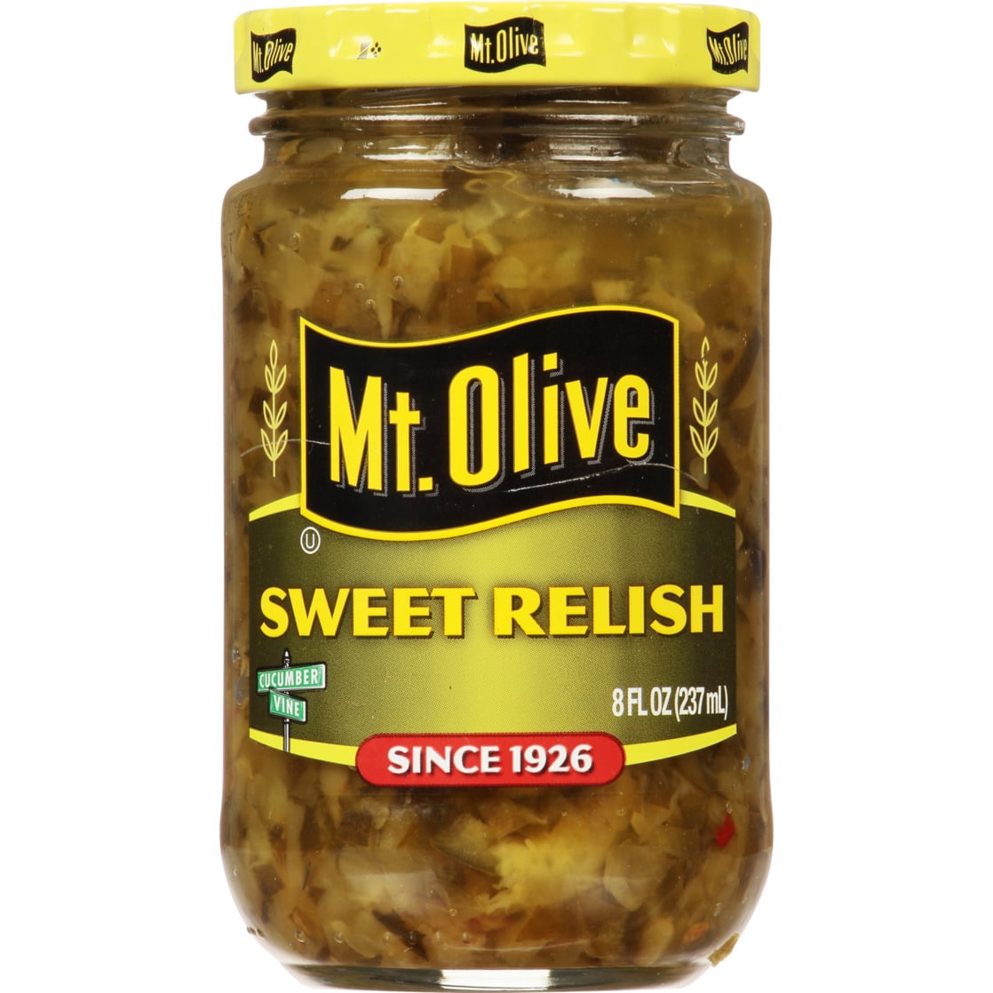 Mt. Olive Pickle, Sweet Relish Pickles, 8 fl oz Jar, Classic Flavor ...