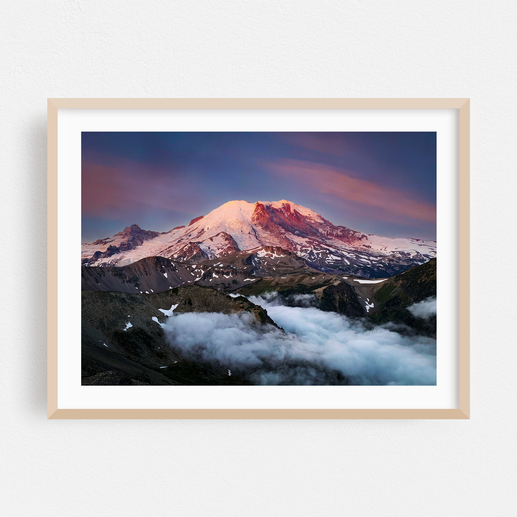Mt Rainier at Mt Fremont - Photography Mountain Landscape Snow Scenic ...