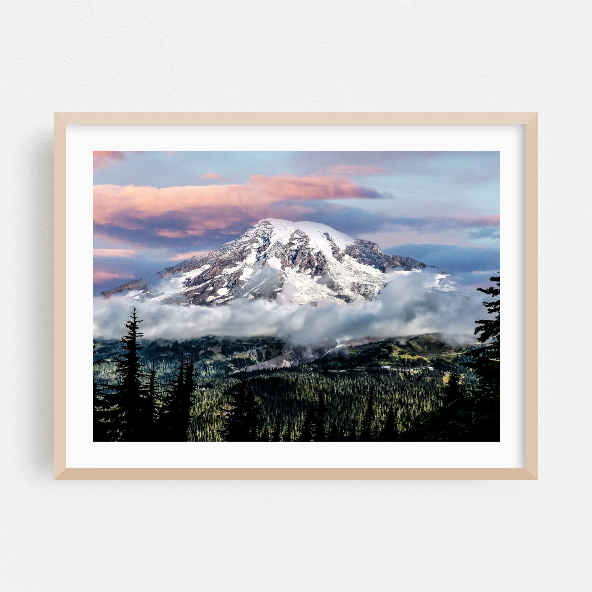 Mt. Rainier at Pinnacle Peak - Washington Photography Mountain Nature ...