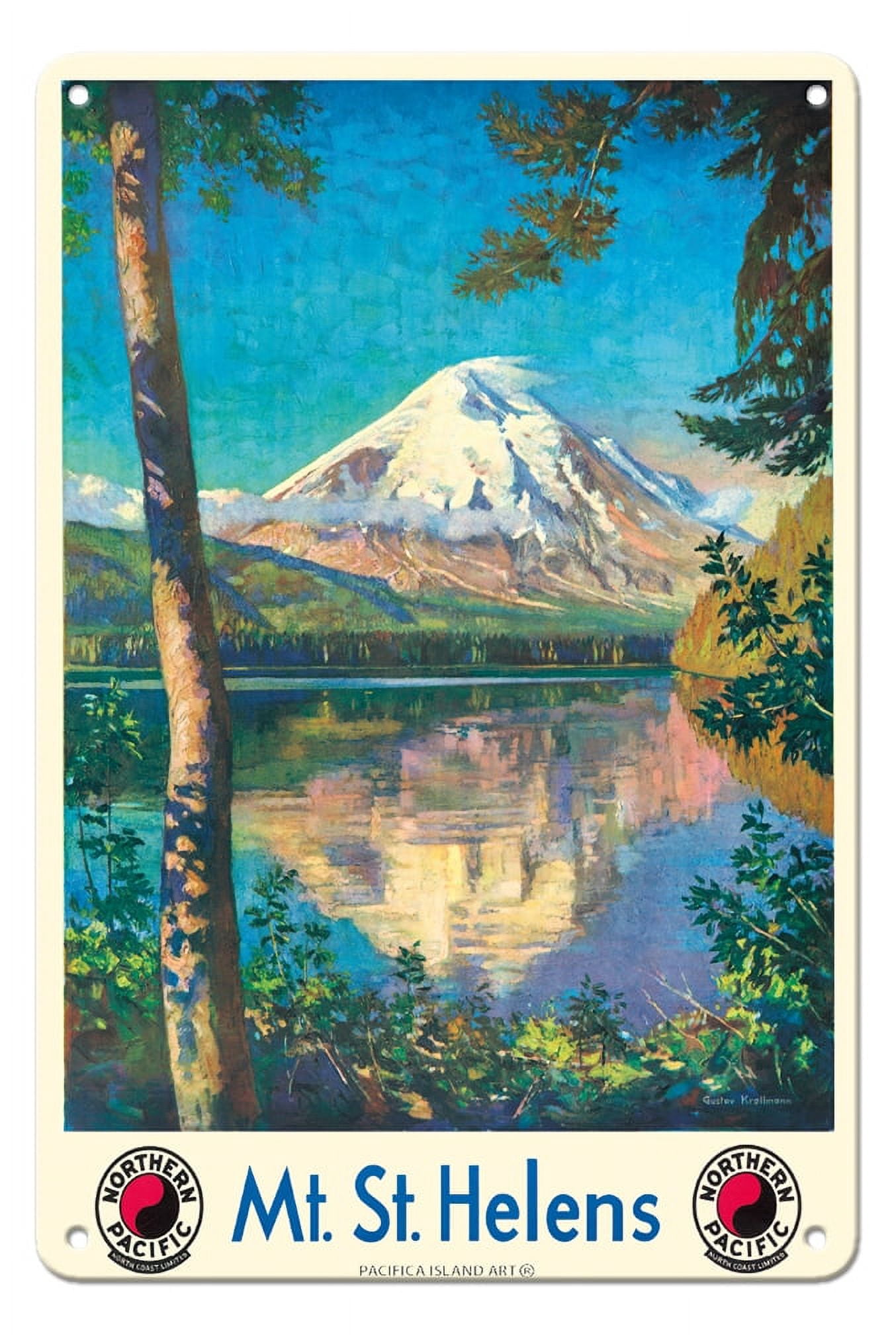 Mt. St. Helens - Spirit Lake Washington - Northern Pacific Railway ...
