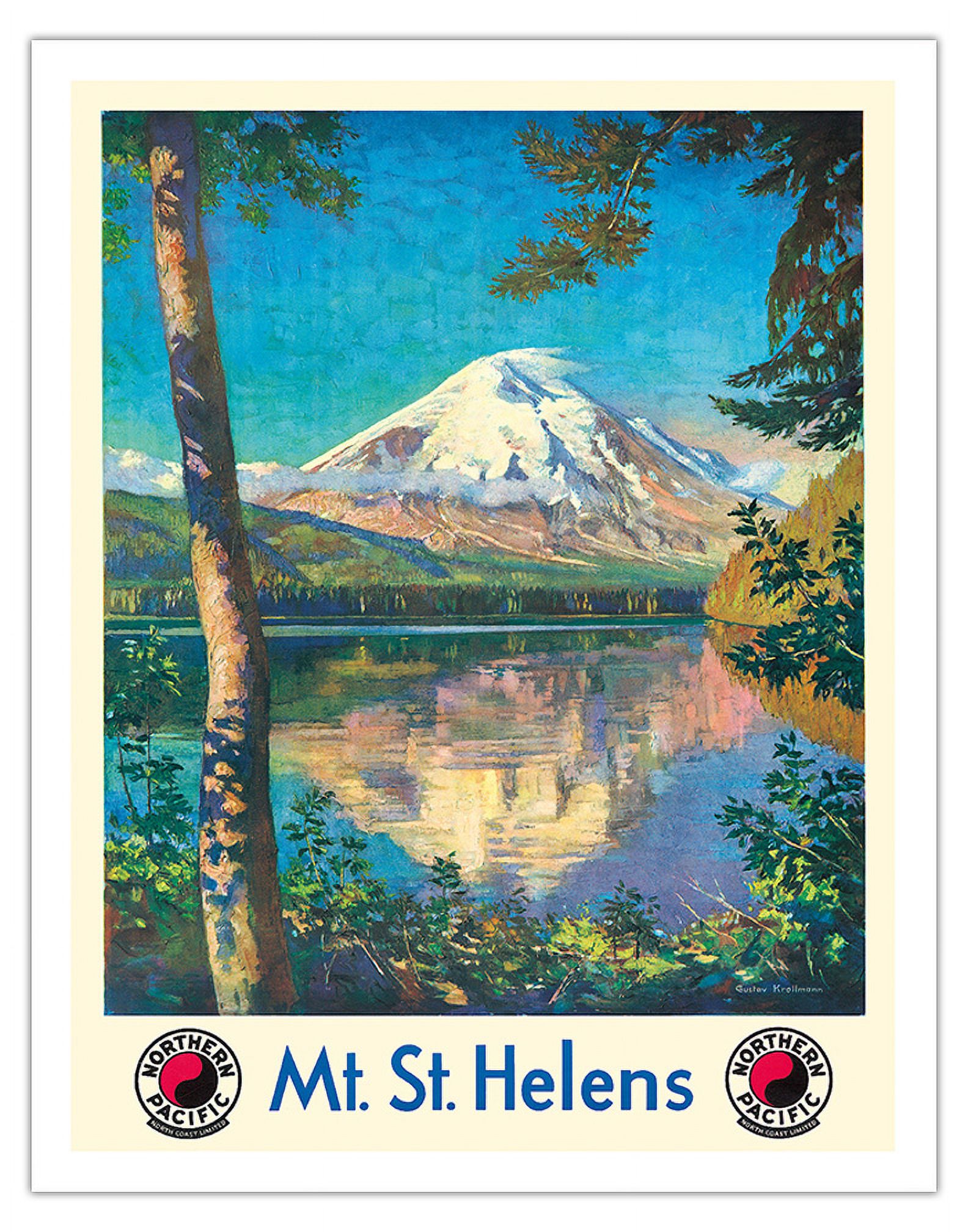 Mt. St. Helens - Spirit Lake Washington - Northern Pacific Railway ...