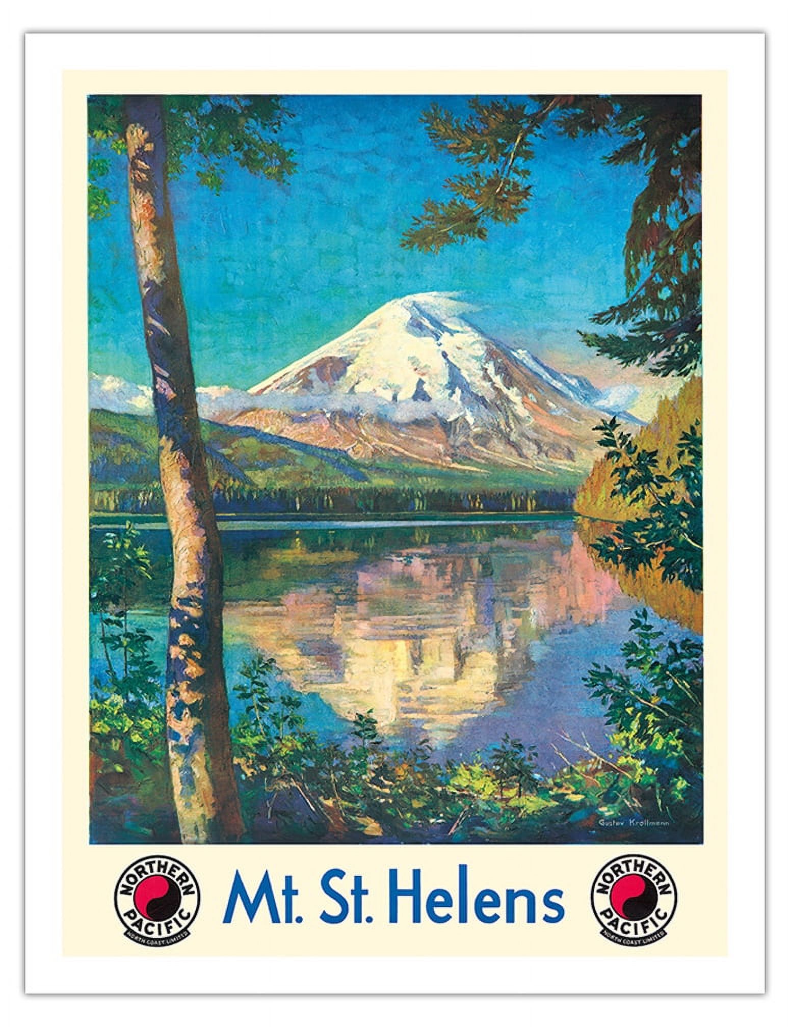 Mt. St. Helens - Spirit Lake Washington - Northern Pacific Railway ...