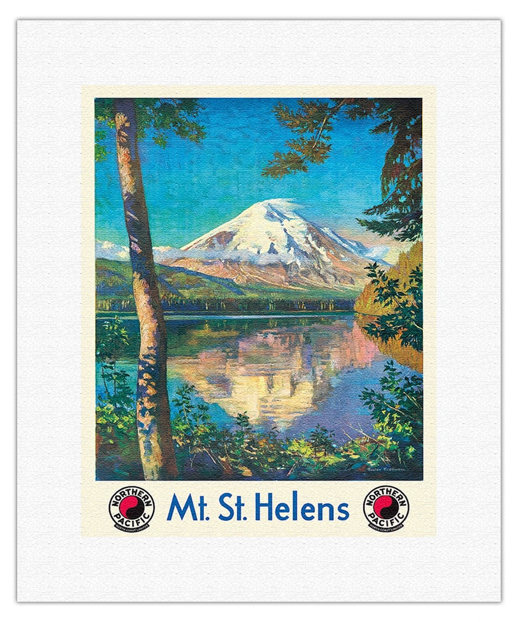 Mt. St. Helens - Spirit Lake Washington - Northern Pacific Railway ...