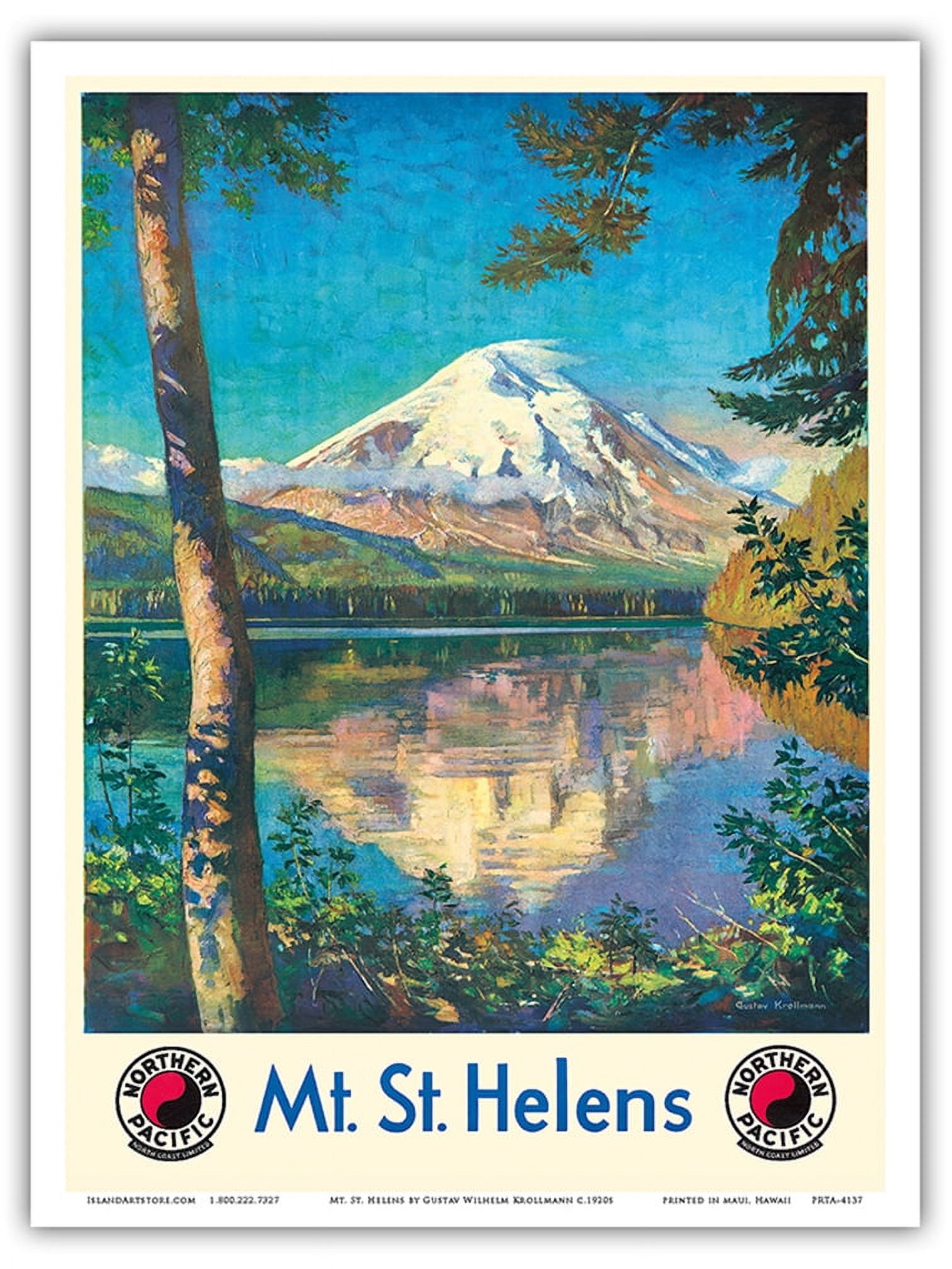 Mt. St. Helens - Spirit Lake Washington - Northern Pacific Railway ...