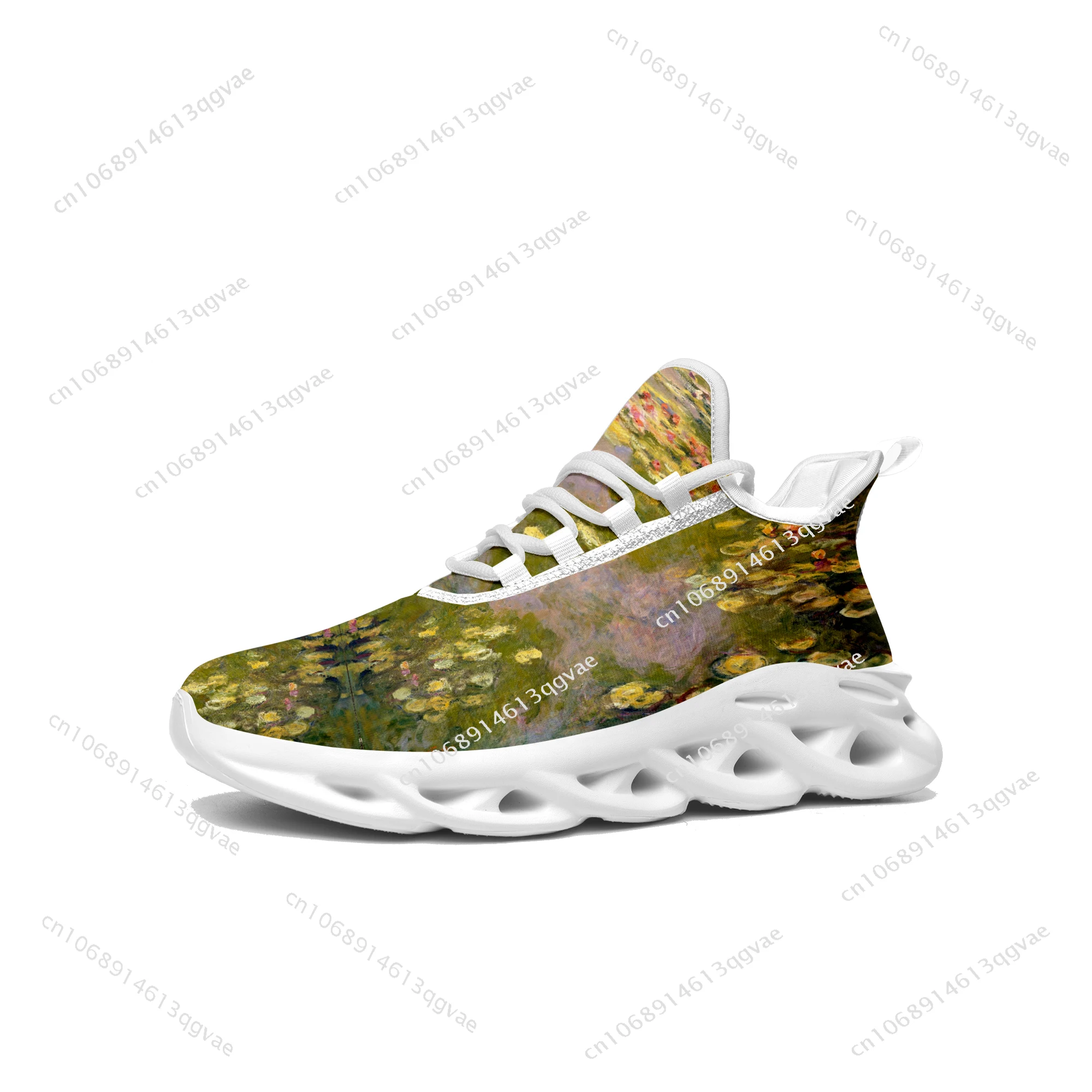 Mt Water Lilies Flats Sneakers Mens Womens Sports Running Shoes High ...