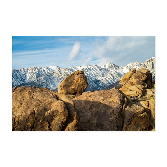 Mt Whitney View Alabama Hills - Photography Unframed Wall Art Print 16 ...
