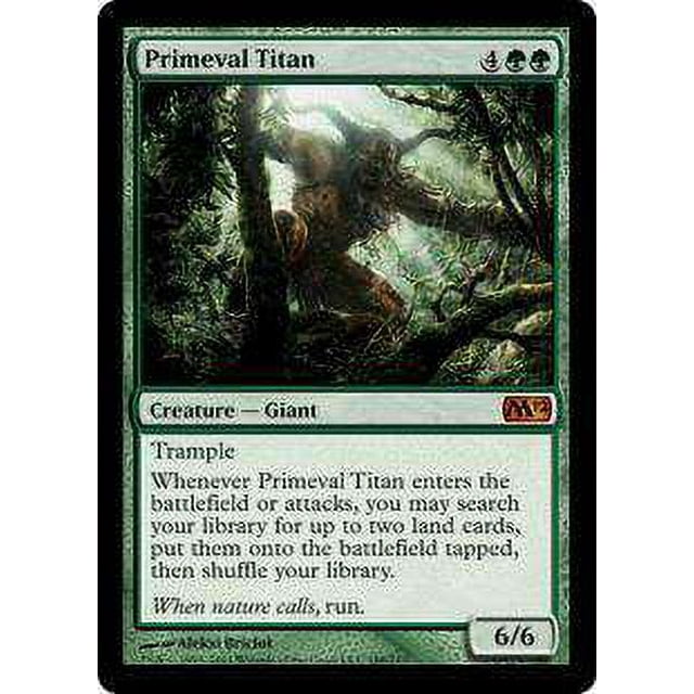 MtG 2012 Core Set Mythic Rare Primeval Titan #188 - Walmart.com