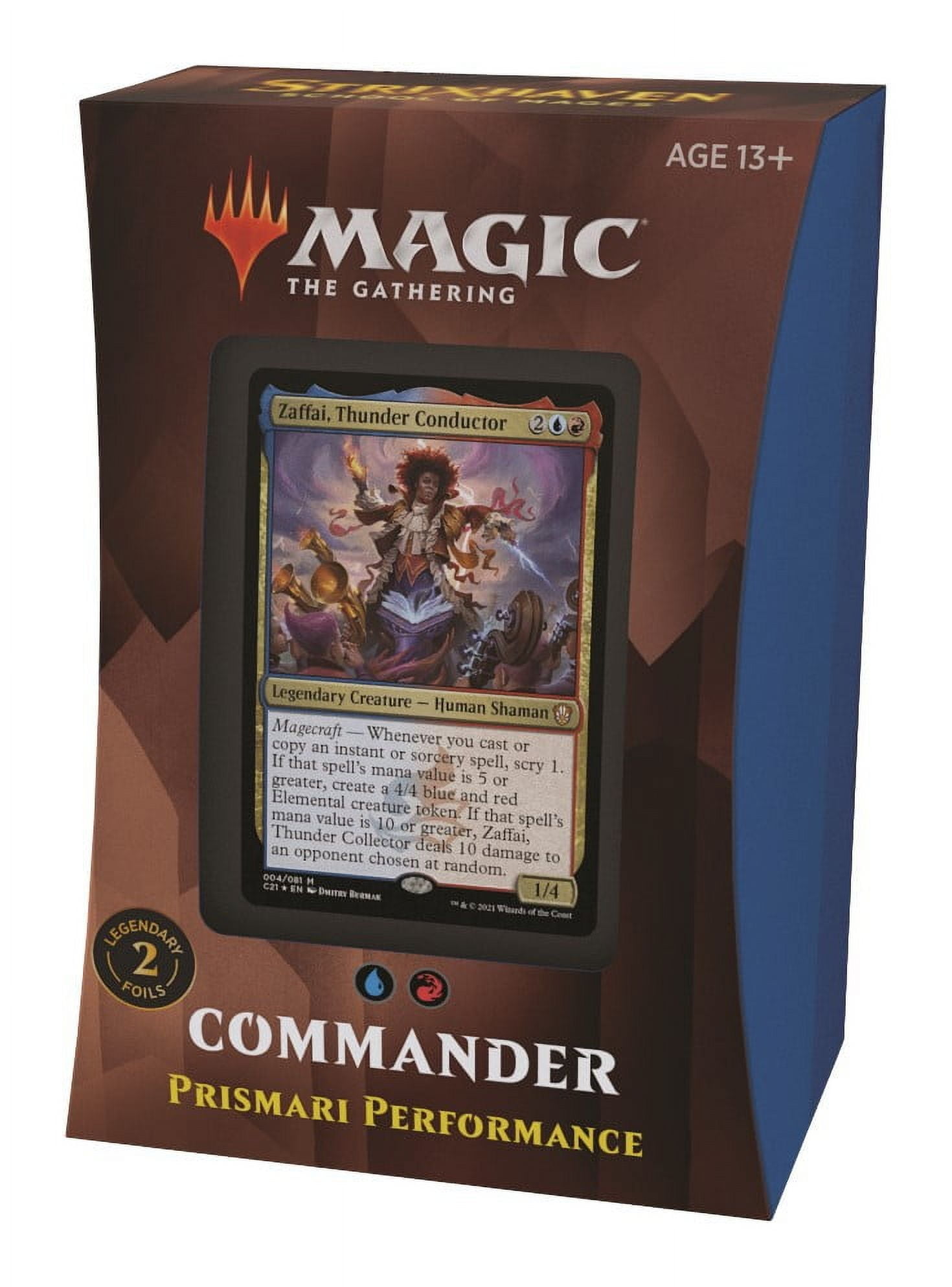 MtG 2021 Commander Prismari Performance Deck - Walmart.com
