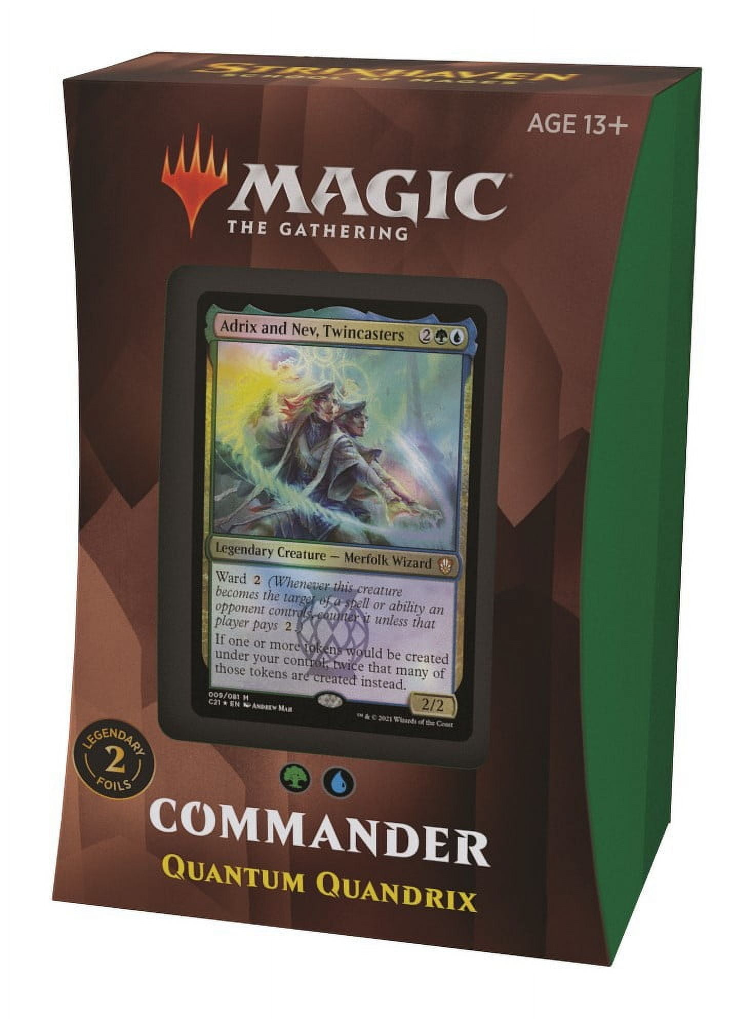 MtG 2021 Commander Quantum Quandrix Deck - Walmart.com