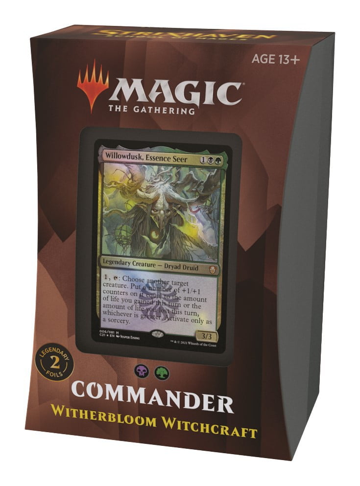 MtG 2021 Commander Witherbloom Witchcraft Deck - Walmart.com