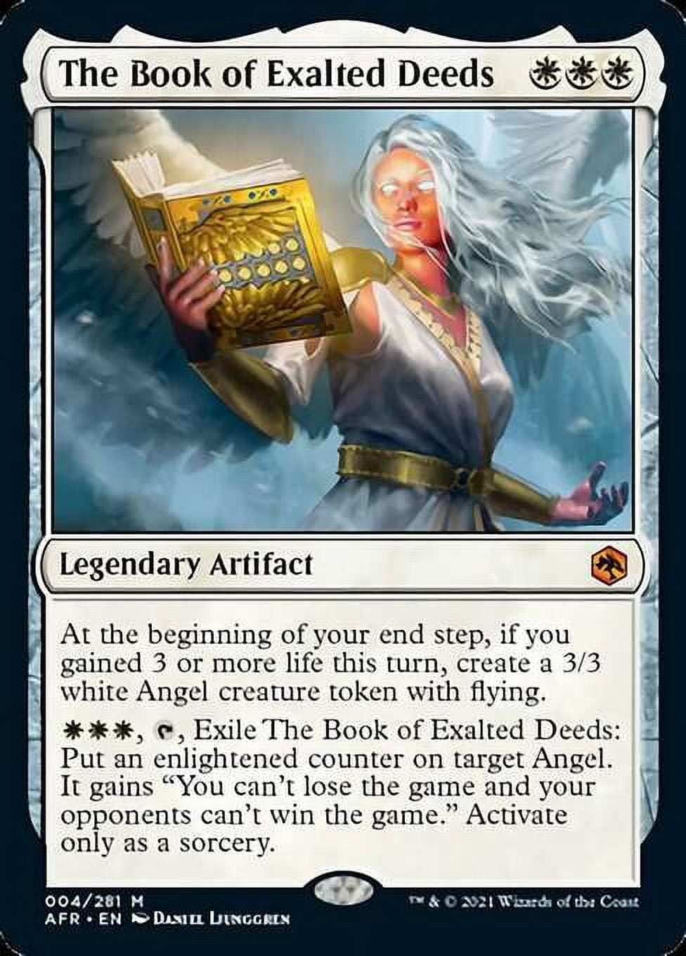 MtG Adventures in the Forgotten Realms Mythic Rare The Book of Exalted ...