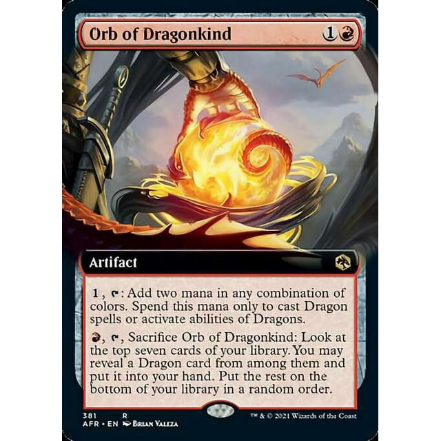 MtG Adventures in the Forgotten Realms Rare Orb of Dragonkind (Extended ...