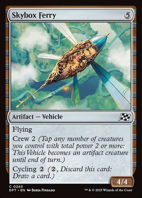 MtG Aetherdrift Common Skybox Ferry #243 - Walmart.com