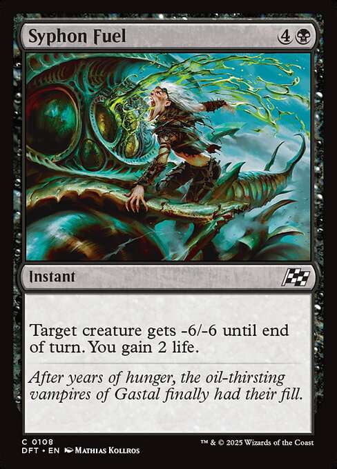 MtG Aetherdrift Common Syphon Fuel (FOIL) #108 - Walmart.com