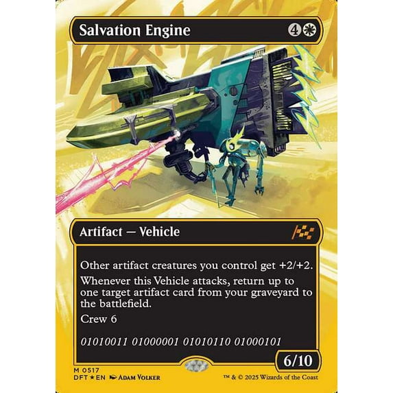 MtG Aetherdrift Mythic Rare Salvation Engine (Borderless First Place ...