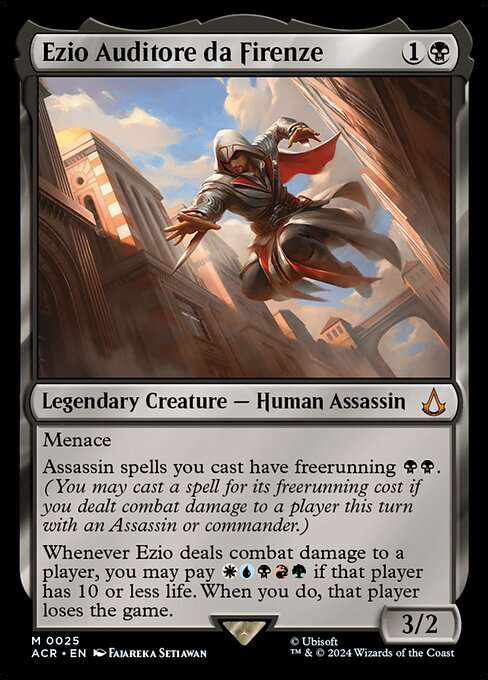 MtG Assassin's Creed Mythic Rare Ezio Auditore da Firenze #25 - Walmart.com