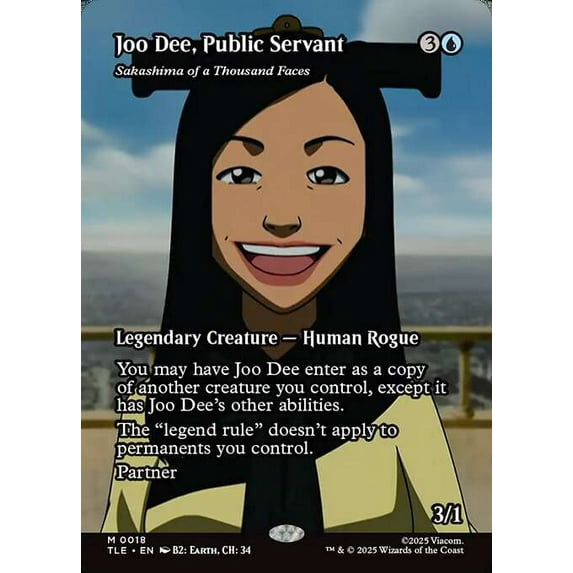MtG Avatar the Last Airbender Mythic Rare Joo Dee, Public Servant ...