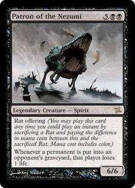 MtG Betrayers of Kamigawa Rare Patron of the Nezumi (Foil) #77 ...