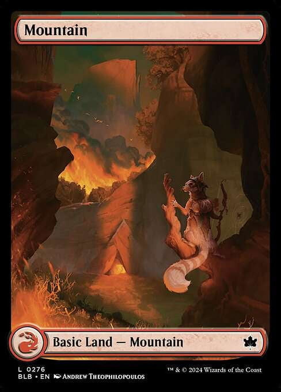 MtG Bloomburrow Common Mountain #276 - Walmart.com