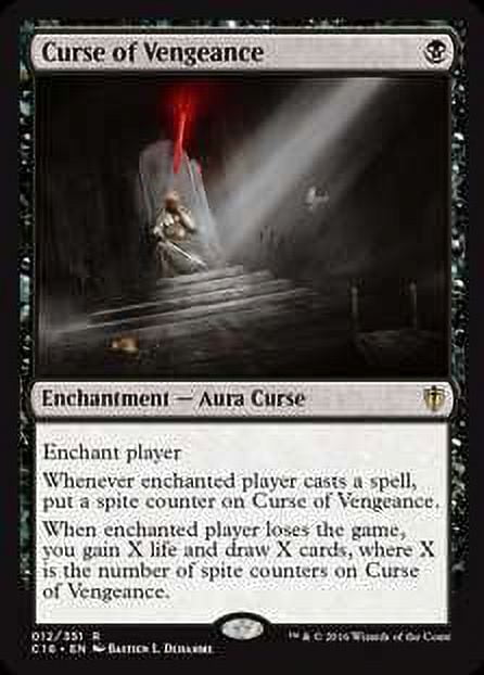 MtG Commander 2016 Rare Curse of Vengeance #12 - Walmart.com