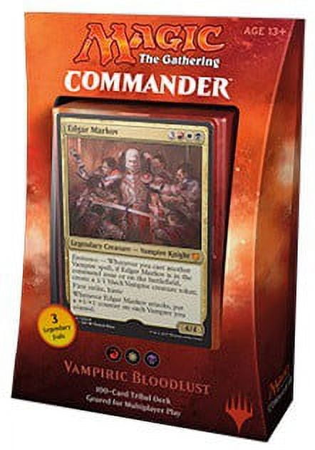 MtG Commander 2017 Deck with Vampiric Bloodlust and 3 Foil Promo ...