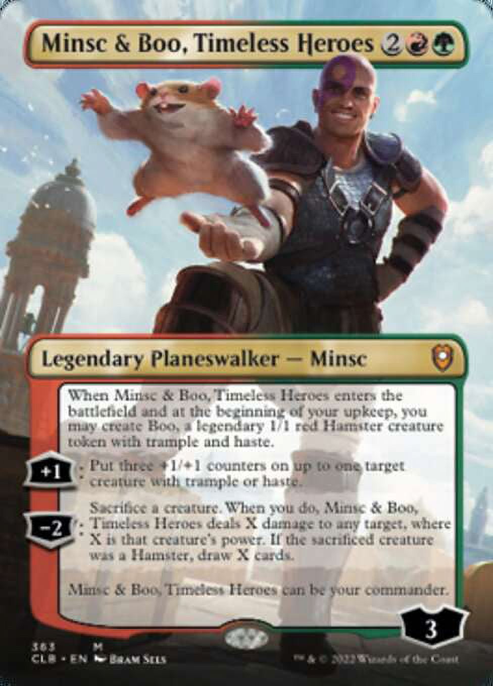 Mtg Commander Legends Battle For Baldurs Gate Minsc And Boo Timeless