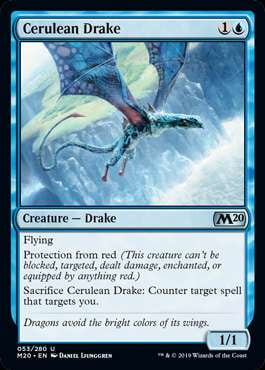 MtG Core Set 2020 Cerulean Drake #53 - Walmart.com