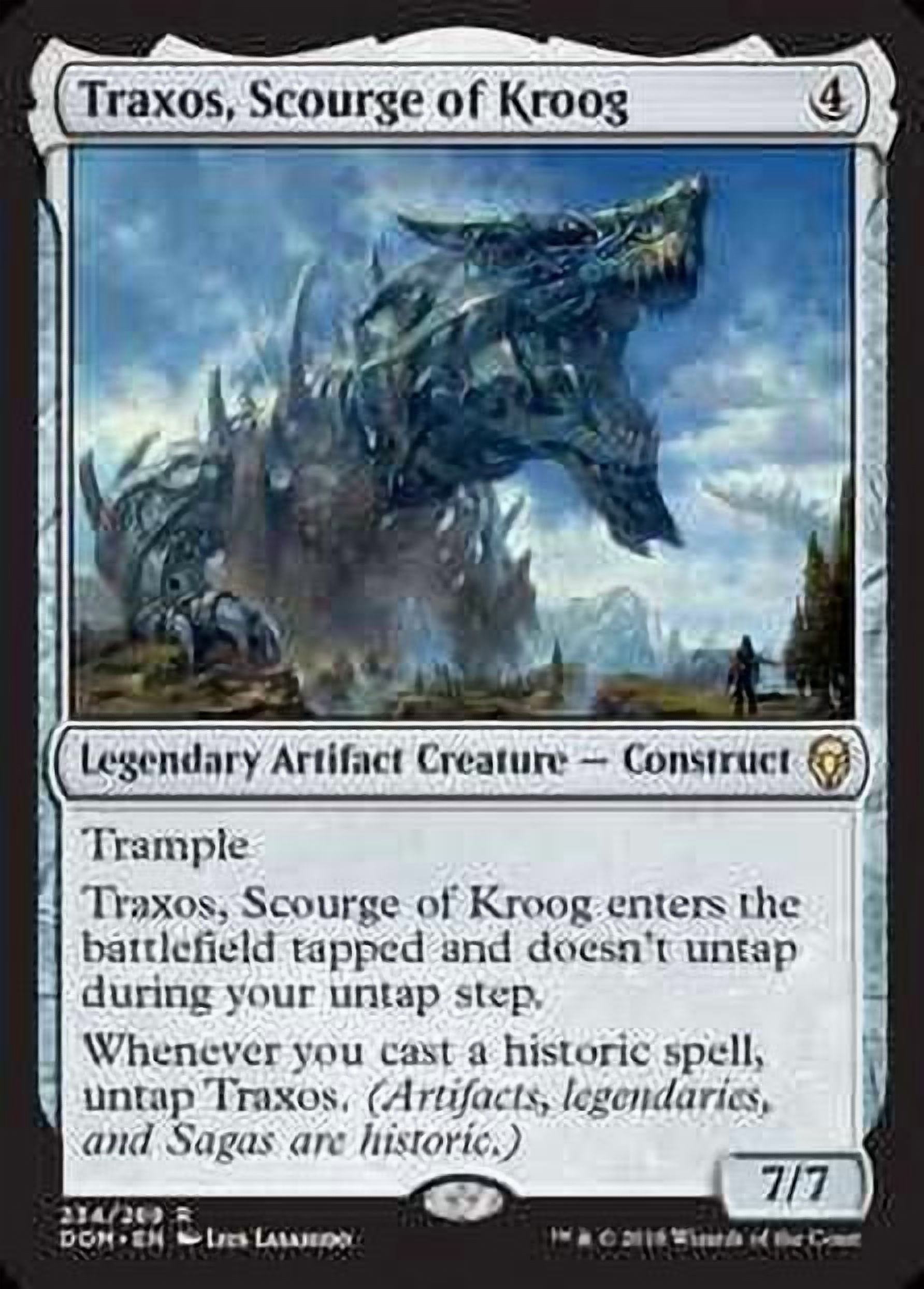 MtG Dominaria Rare Traxos, Scourge of Kroog #234 - Walmart.com