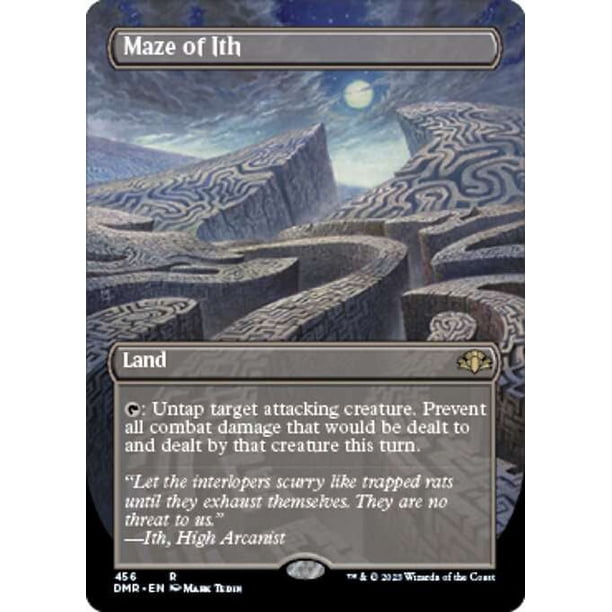 MtG Dominaria Remastered Rare Maze of Ith (Alternate Art Borderless ...