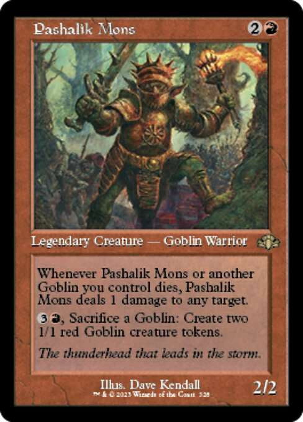 MtG Dominaria Remastered Rare Pashalik Mons (Old-Frame) #328 - Walmart.com