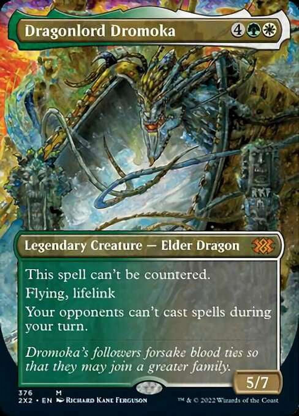MtG Double Masters 2022 Mythic Rare Dragonlord Dromoka (Alternate Art ...