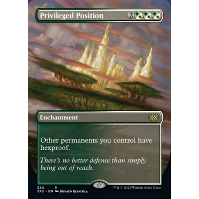 MtG Double Masters 2022 Rare Privileged Position (Alternate Art ...