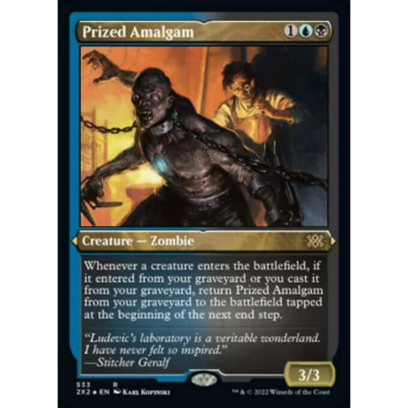MtG Double Masters 2022 Rare Prized Amalgam (Etched Foil-Only Cards ...
