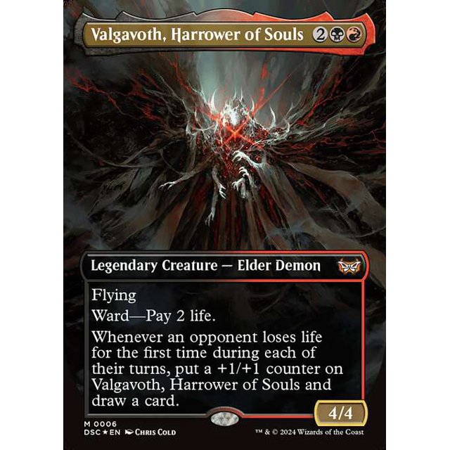 MtG Duskmourn: House of Horror Commander Mythic Rare Valgavoth ...