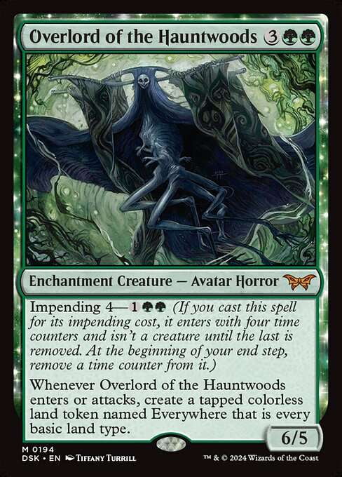 MtG Duskmourn: House of Horror Mythic Rare Overlord of the Hauntwoods ...