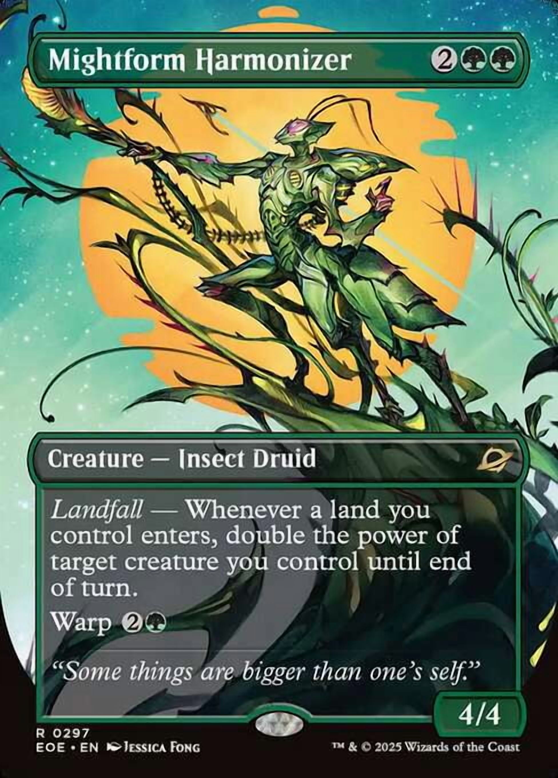 MtG Edge of Eternities Rare Mightform Harmonizer (Triumphant) #297 - Walmart.com