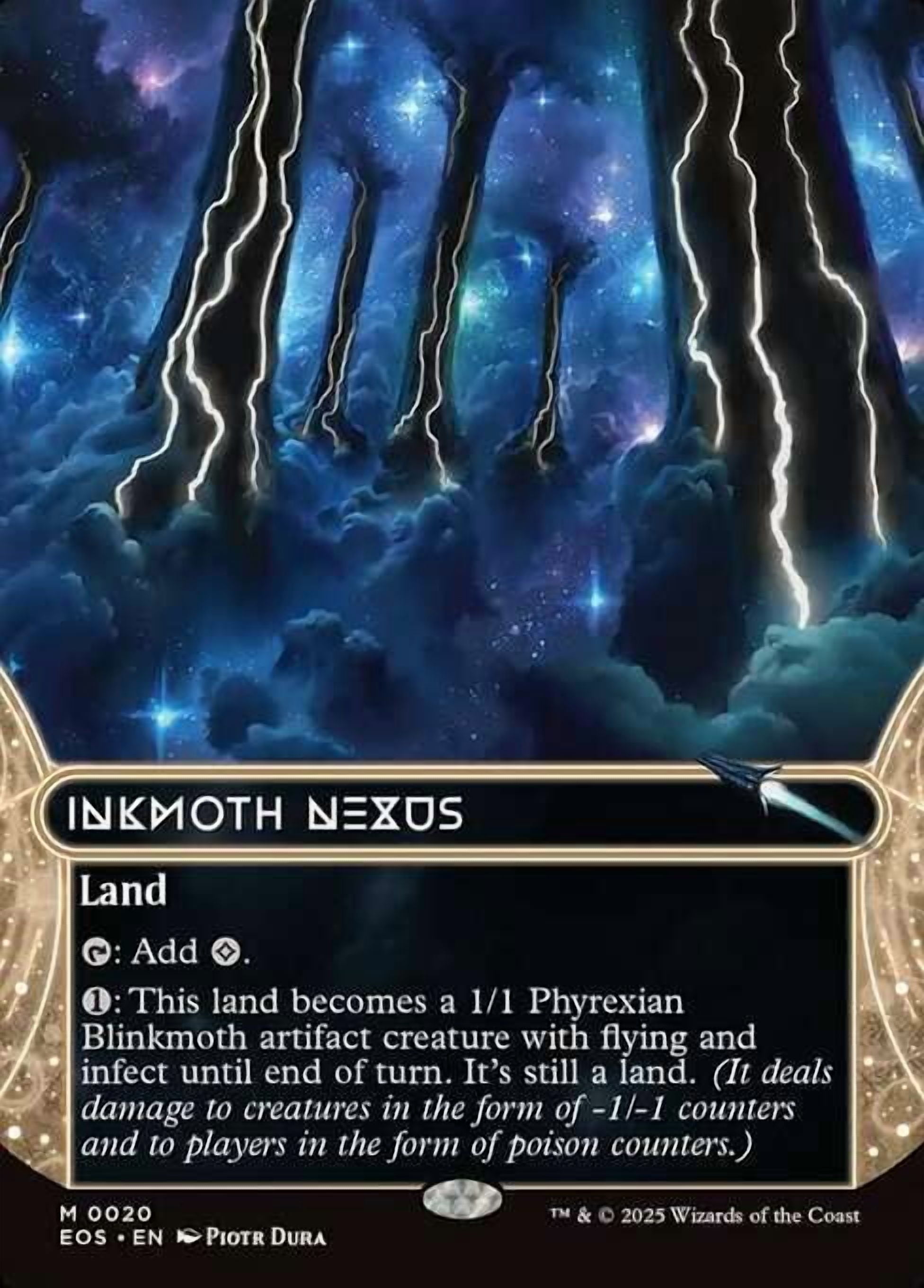 MtG Edge of Eternities: Stellar Sights Mythic Rare Inkmoth Nexus (Borderless) #20 - Walmart.com