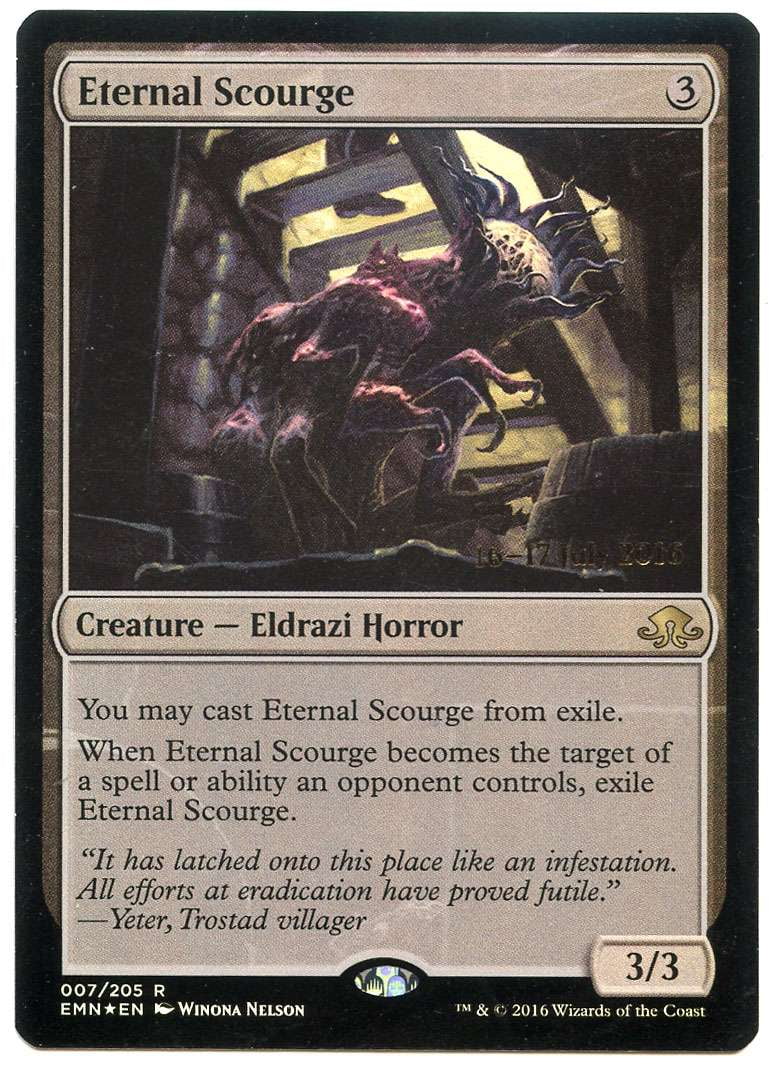 MtG Eldritch Moon Eternal Scourge (Prerelease Foil) #7 - Walmart.com