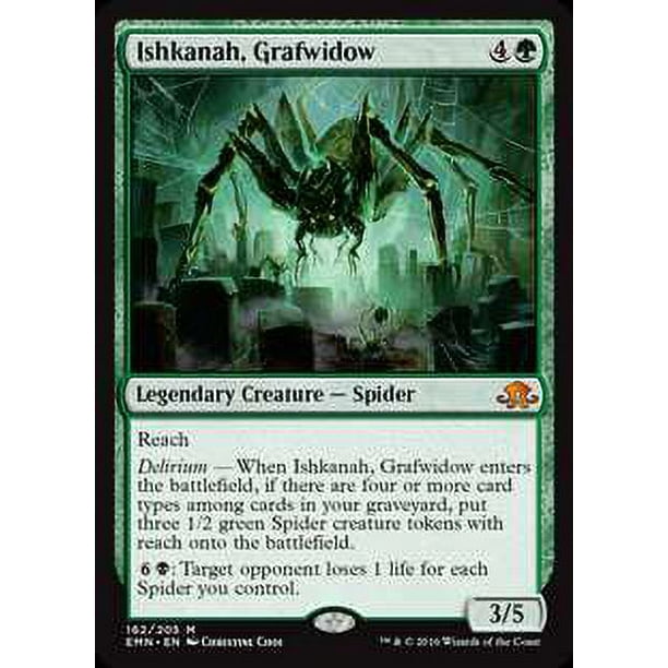 MtG Eldritch Moon Mythic Rare Ishkanah, Grafwidow (Foil) #162 - Walmart ...
