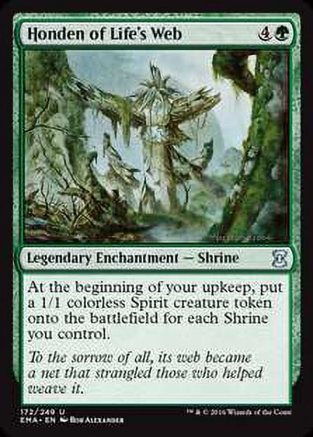 MtG Eternal Masters Uncommon Honden of Life's Web (FOIL) #172 - Walmart.com