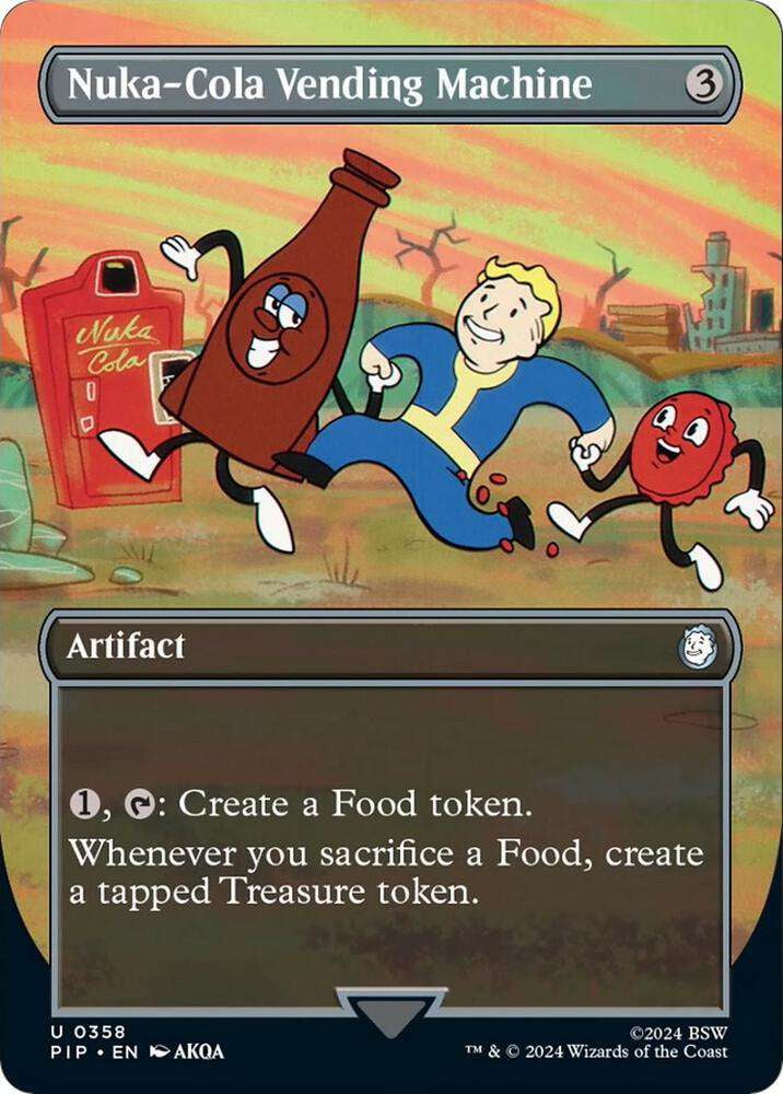 MtG Fallout Rare Nuka-Cola Vending Machine [Borderless Foil] #358 ...